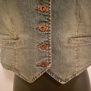 Parasuco | Jackets & Coats | Parasuco Brown Denim Vest | Poshmark